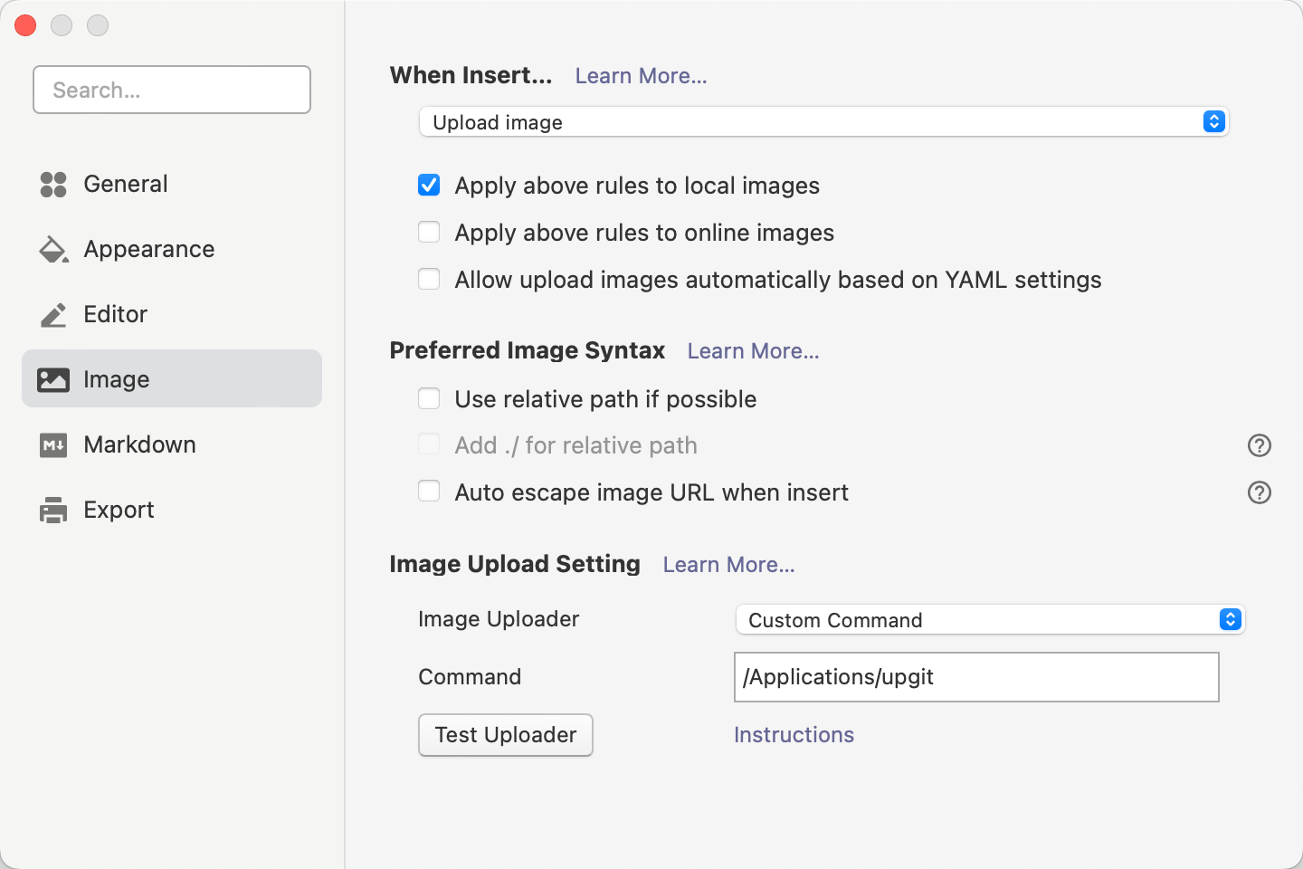Uploading Images on Paste in Typora – steve murch